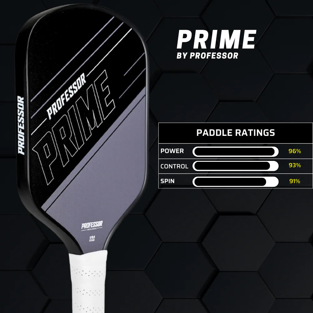 PRIME 16MM POWER & CONTROL FIBERGLASS PADDLE – Ultimate Pickleball ...